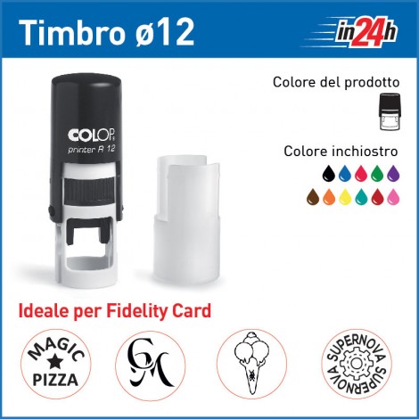 Timbro Colop Printer R12 - ø mm 12
