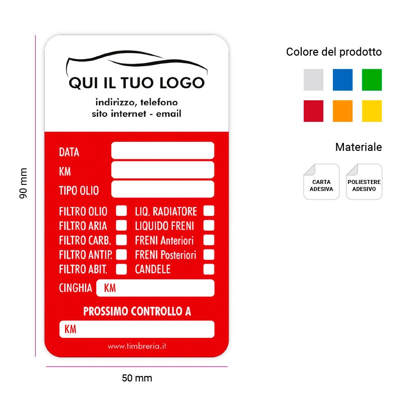 Etichette Adesive tagliando 01